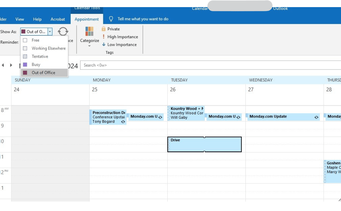 Outlook Calendar event head color changed - Microsoft Q&A