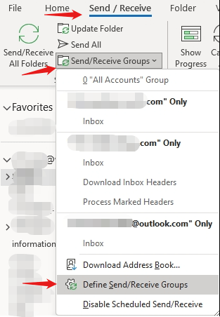 Outlook 365 taking looooong time to syncronize subscribed folders ...