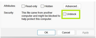 How can I unblock Macros in an Excel file emailed to me? - Microsoft Q&A