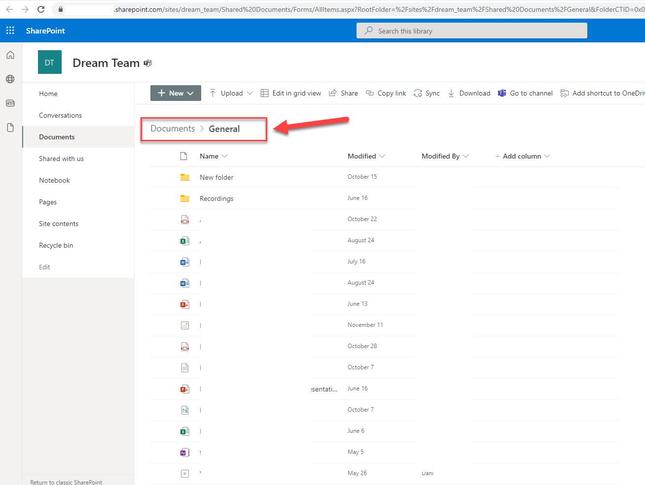 Sharepoint Files not sycning properly in Teams Files - Microsoft Q&A
