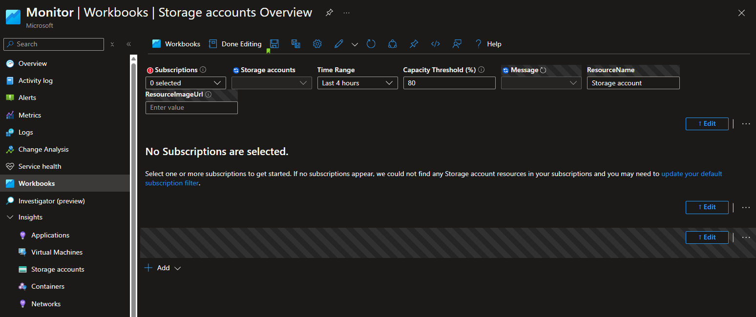 How To Create A Azure Workbook Where Only Affected Resources Are