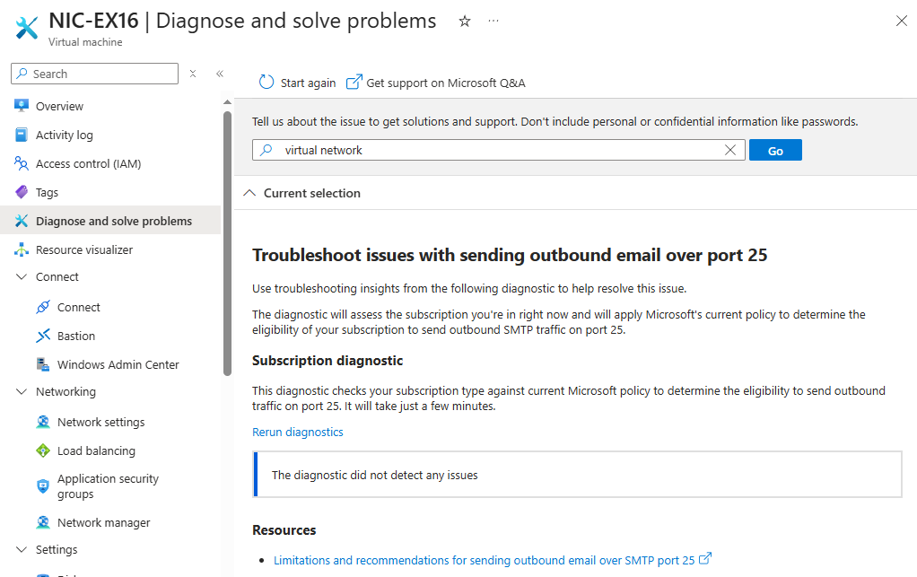 Cannot send email (SMTP-Port 25) - Microsoft Q&A