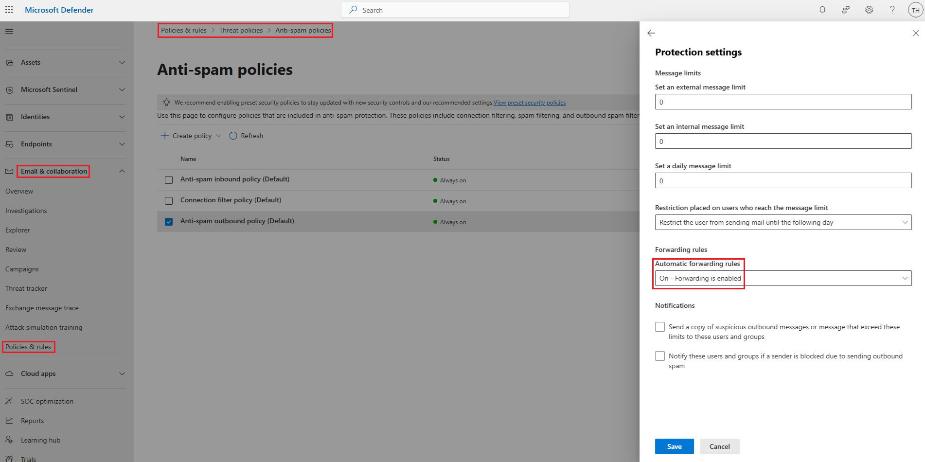 Enable forwarding from a M365 group mailbox? - Microsoft Q&A