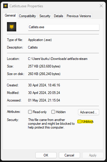 Windows Defender SmartScreen warning dialog doesn't show when running ...