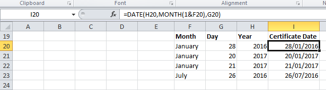 Date Formula with Text combination and numbers - Microsoft Q&A
