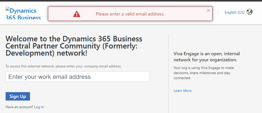 Issues access microsoft yammer partner network - Microsoft Q&A