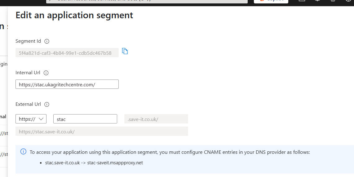 Azure Entra ID App Proxy Segments doesn't work - Microsoft Q&A