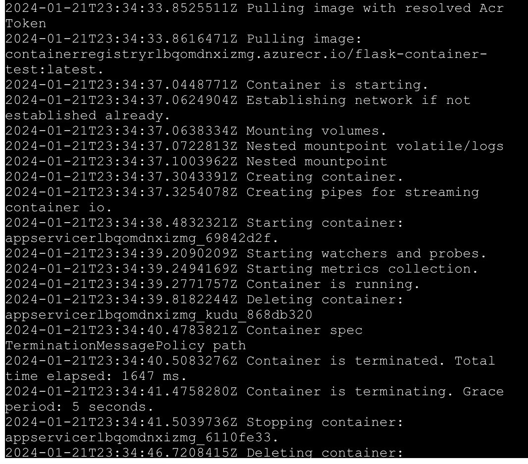 ACR webhook is not restarting container - Microsoft Q&A