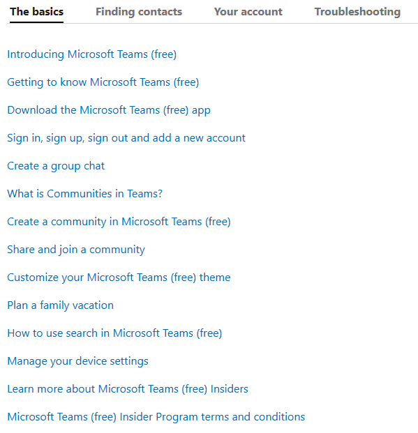 Training on Teams for family and Friends - Microsoft Q&A