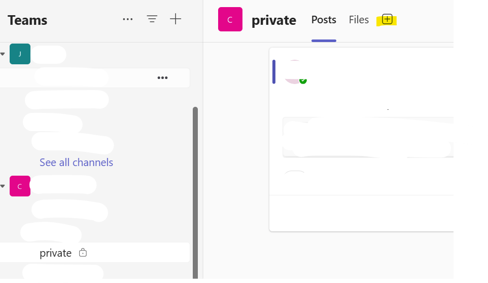 Use of Planner in a private Channel in MS Teams - Microsoft Q&A