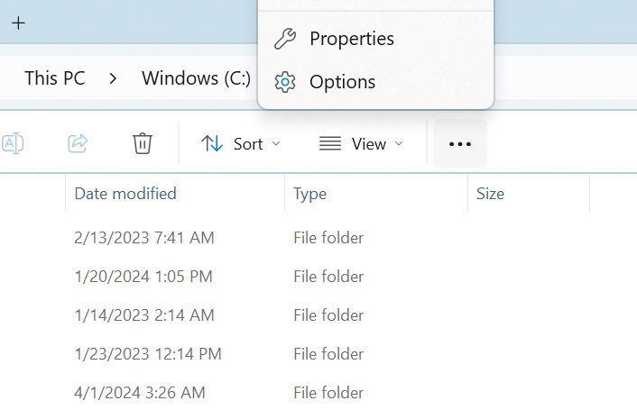 Windows 11 24H2 Update Issue - "See More" File Explorer Menu Bar ...