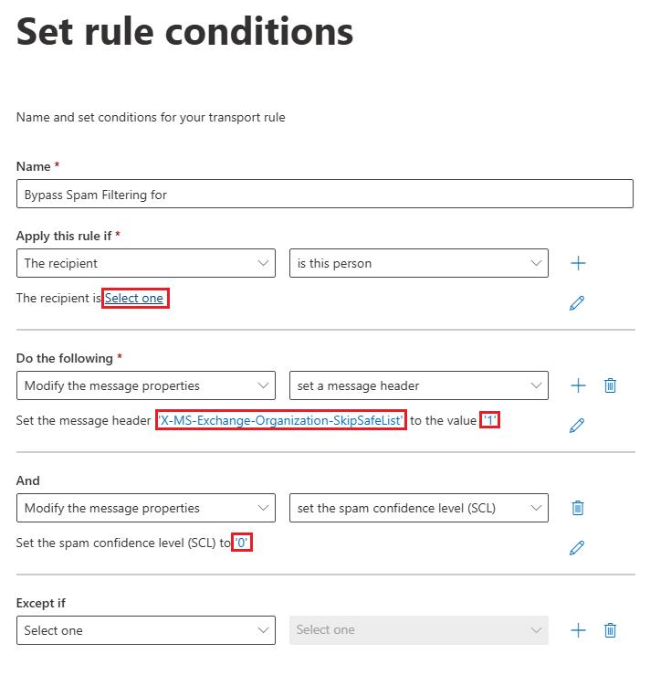 All external emails for a user FilteredAsSpam Exchange / Office365 ...