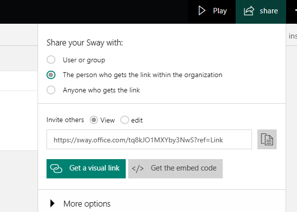 how to edit a sway - Microsoft Q&A