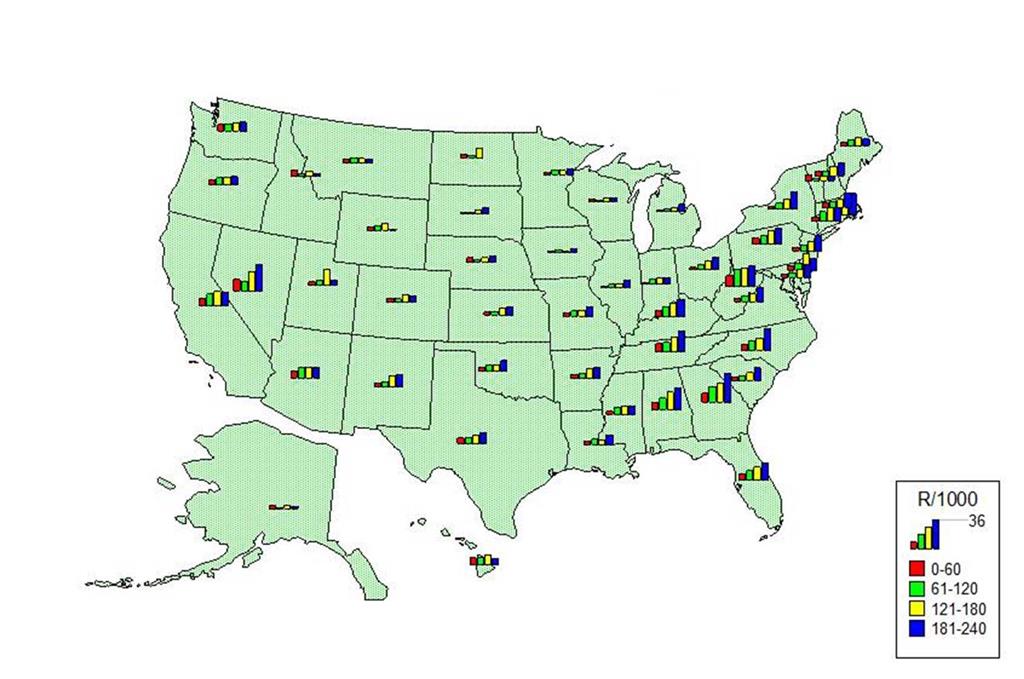 Creating Density Maps with State Maps of the United States - Microsoft Q&A
