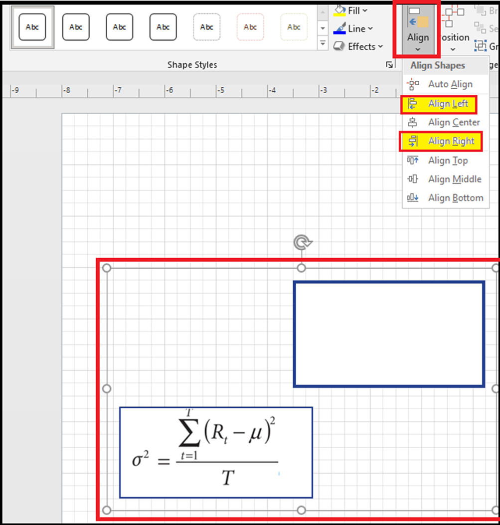 on visio, how to align left to right? - Microsoft Q&A
