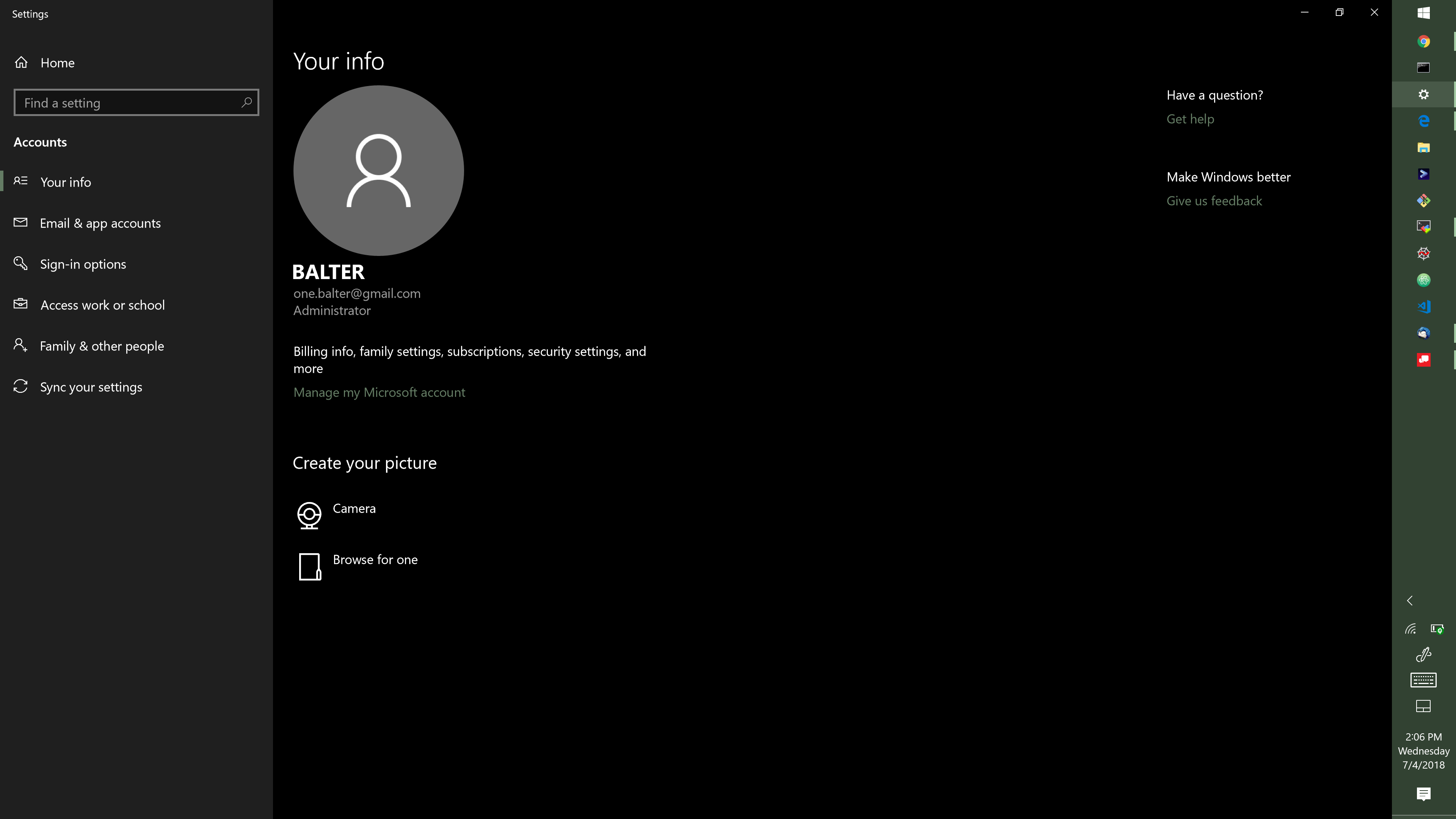 How to change the initial account used to set up Windows 10 ...