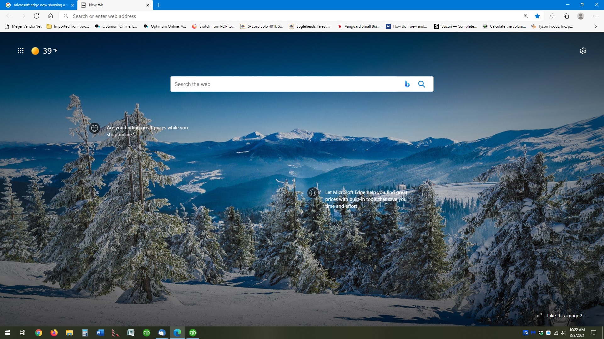 How to remove MS ad from Edge home screen - Microsoft Q&A