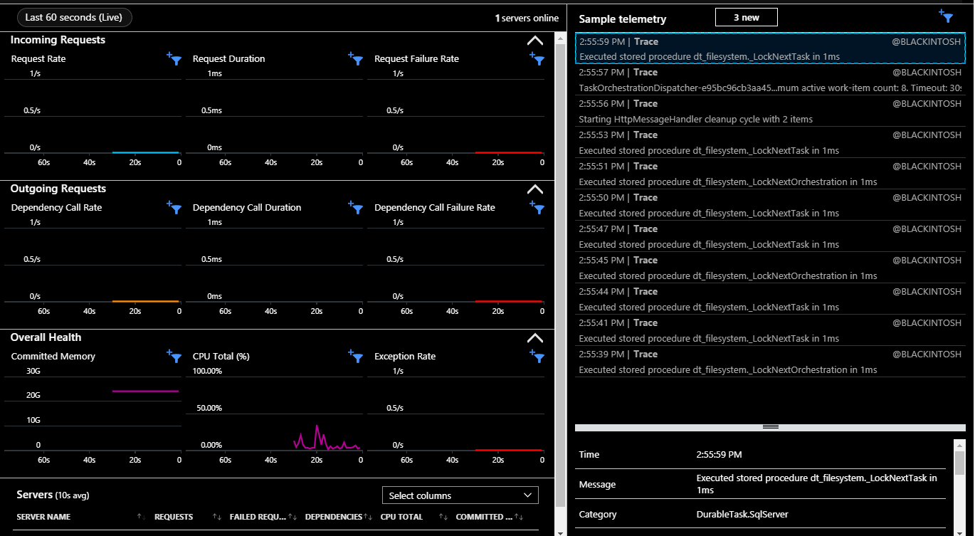 On Prem Docker Function App Not Showing In Azure App Insights