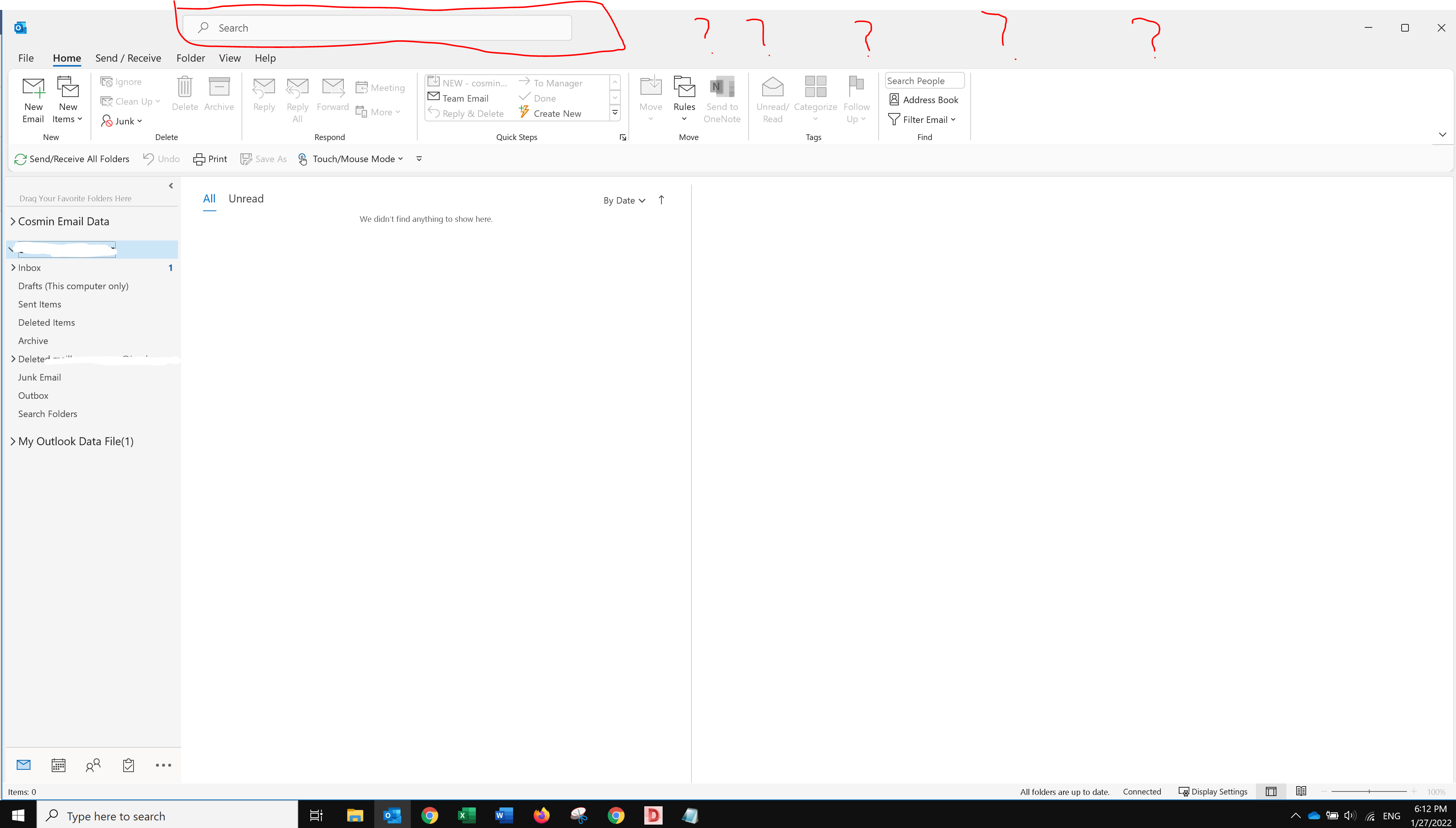 How do I move the search bar in Outlook 365? - Microsoft Q&A