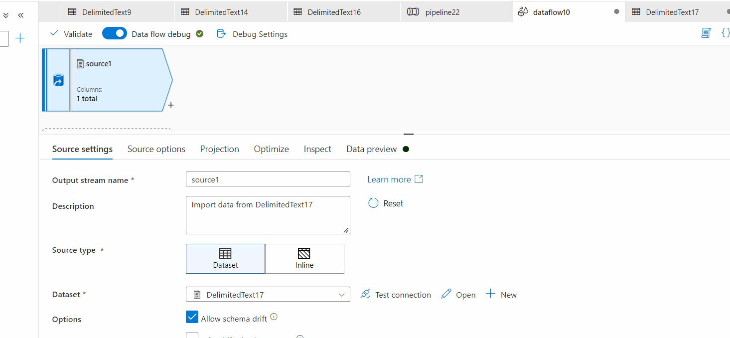 Using Azure Data Factory Dataflow With Csvs Using As A Separator Microsoft Qanda
