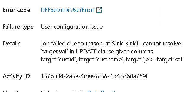 Schema Drift Issue in Dataflow with Sink-Delta - Microsoft Q&A