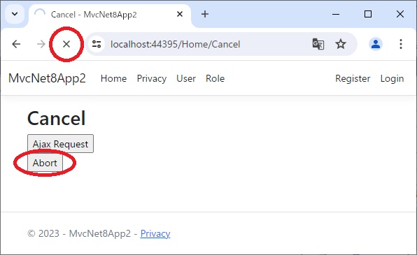 Cancellation Token signal not being received by the application code ... Cancellation Token signal not being received by the application code ...