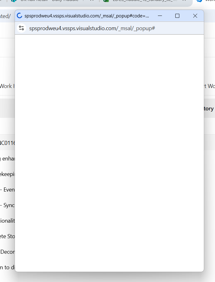 Users are facing issues with ADO. None of the pages are loading, they ...