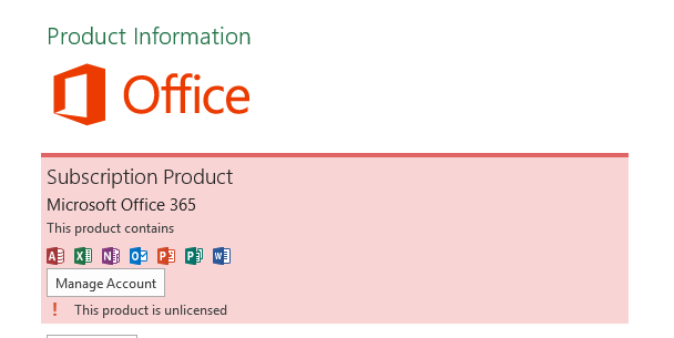 Windows 10 Office activation - Unlicensed product - Error 0x8004fc12 ...