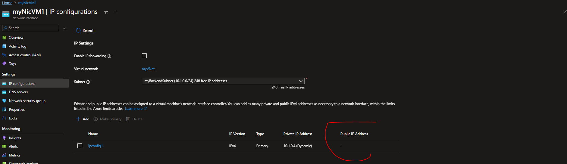 Failed to add NIC in Load Balancer due to ...