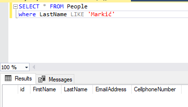 Microsoft SMSS not recognizing letter 'ć' when using query - Microsoft Q&A