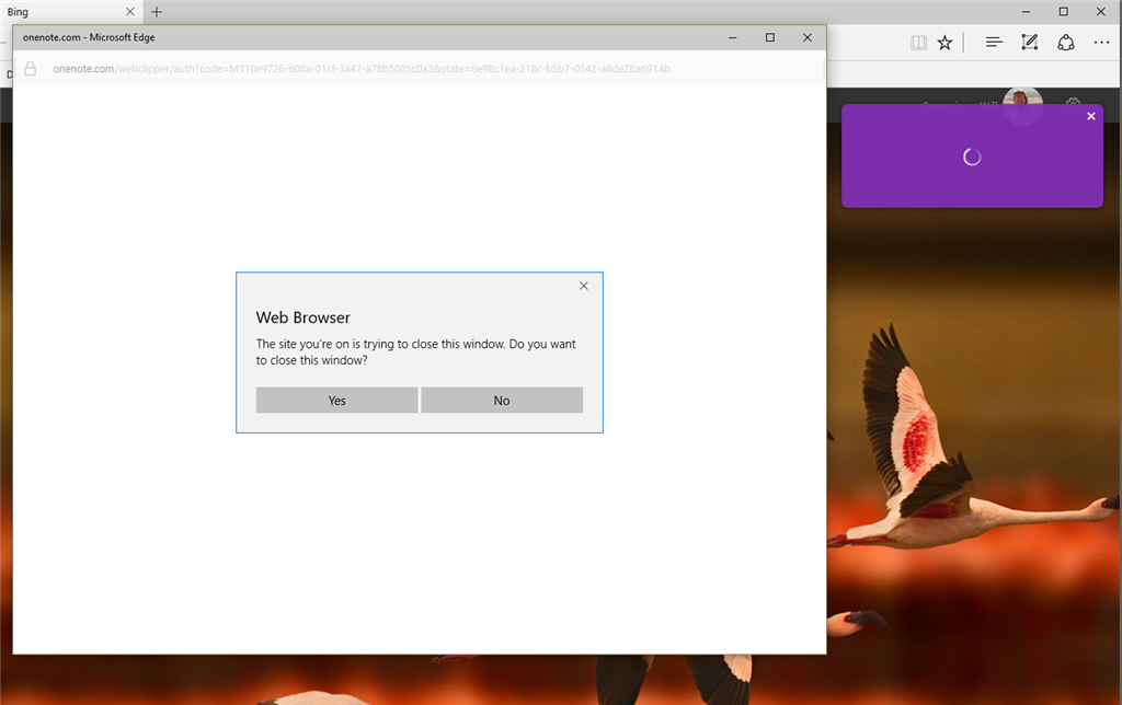 OneNote Clipper Edge Extension - cannot Sign in with a Microsoft ...