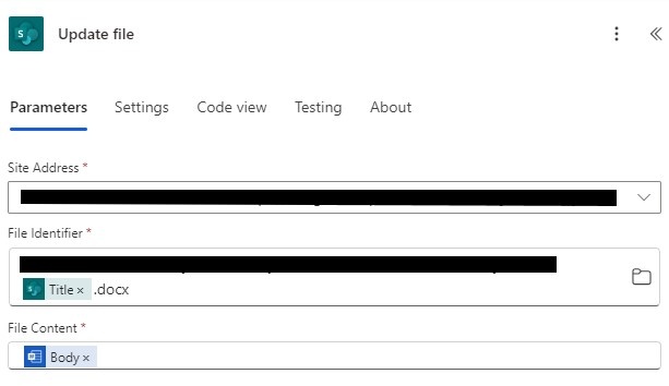 Update Microsoft Word Document using Power Automate without overwriting comments in the Word doc ...