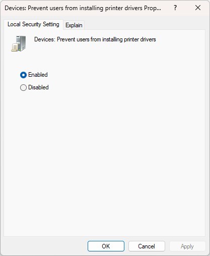 How To Prevent Users From Adding Networked Printers With Add Device In Printers And Scanners