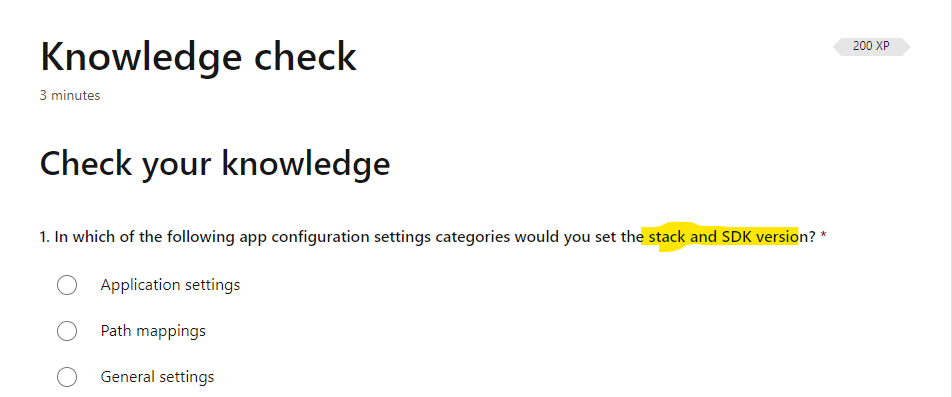 AZ-204: Implement Azure App Service web apps > Configure web app ... AZ-204: Implement Azure App Service web apps > Configure web app ...