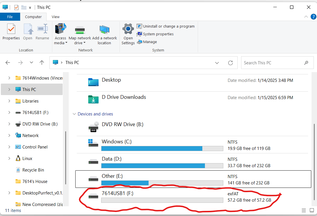 [Solved]USB does not appear in "eject" menu (Should I be worried ...