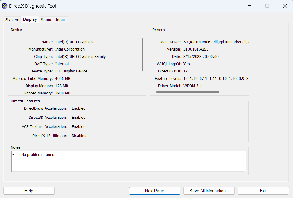 DirectX 12 is not supported on your system. Try running without the ...