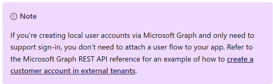 Error disabling Sign Up option in Entra External ID User Flow ...