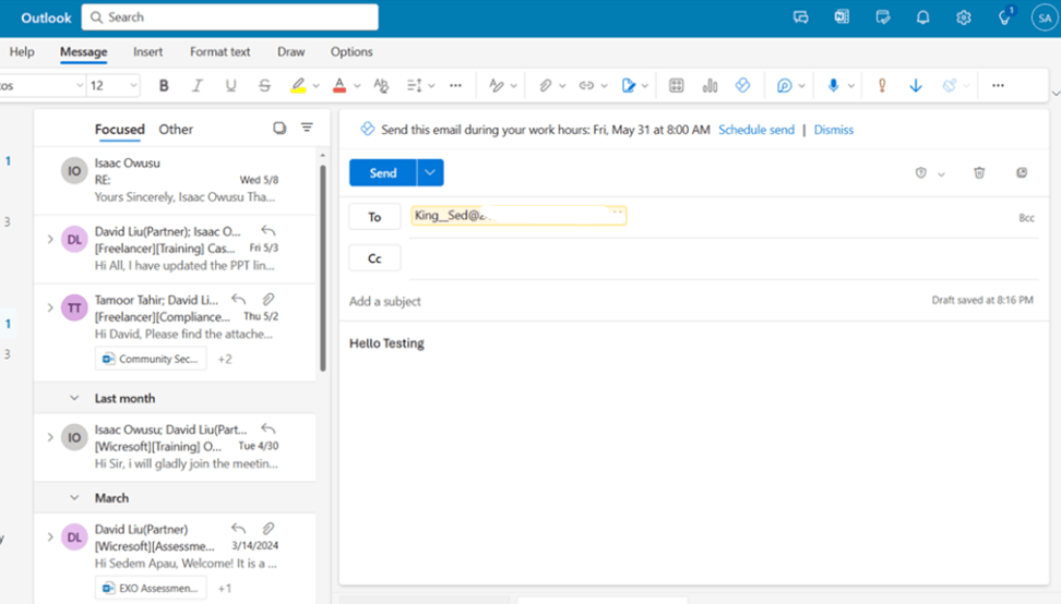 Issue with 'Find Related Messages in this conversation' in Outlook 365, Not Showing External ...