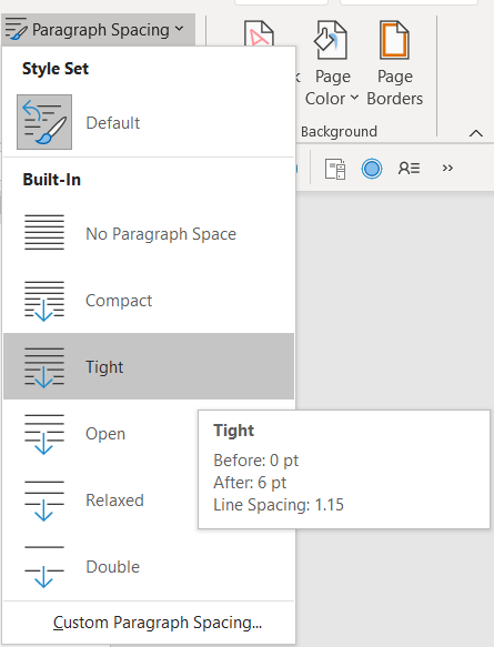Style paragraph spacing not applied - Microsoft Q&A
