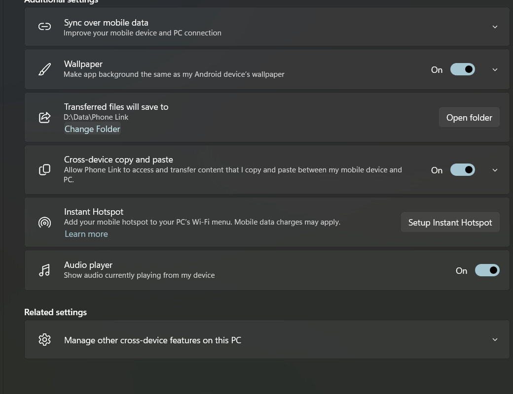 Phone Link / Windows - Cannot copy & paste - Microsoft Q&A