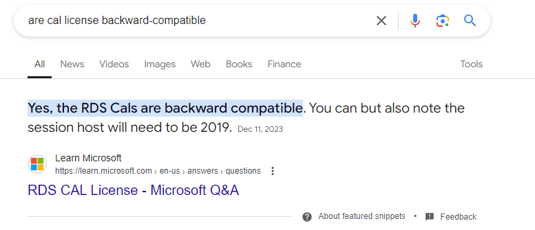 CAL License? - Microsoft Q&A