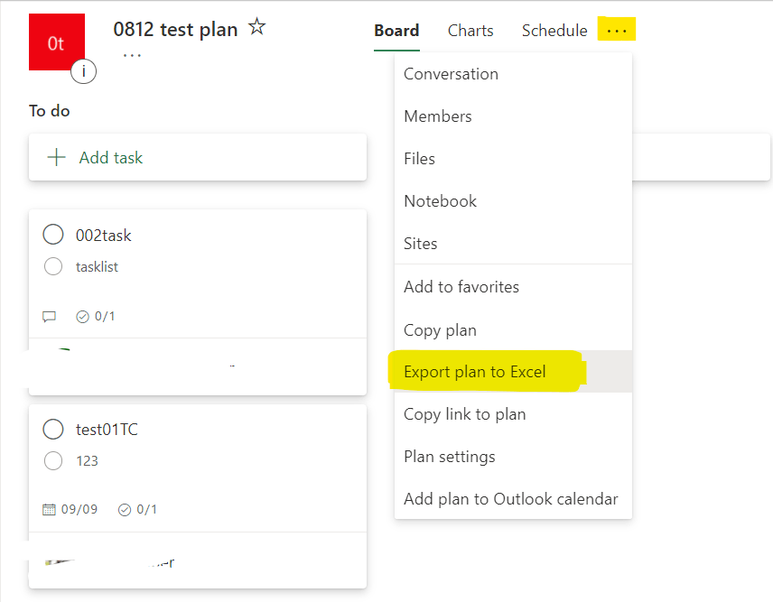 How do I search the task planner? - Microsoft Q&A
