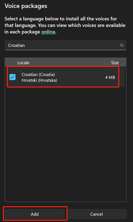 Text to Speech (TTS) Croatian male voice Matej. Download not available ...