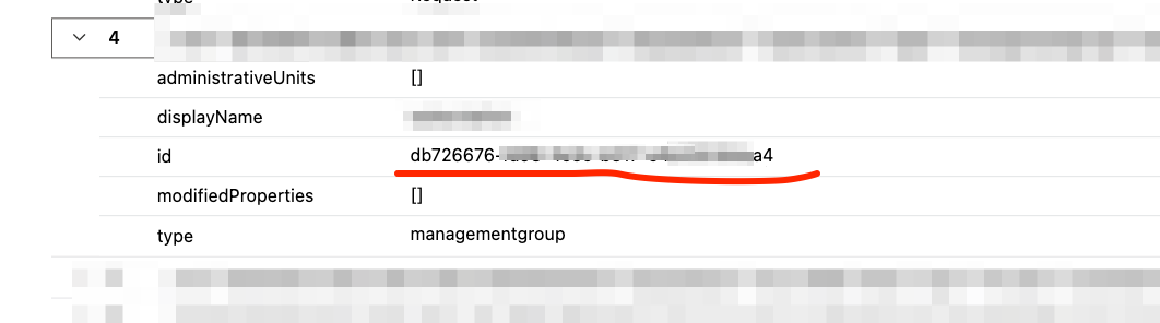 Does Management Group has a separate system-generated ID other than the ...