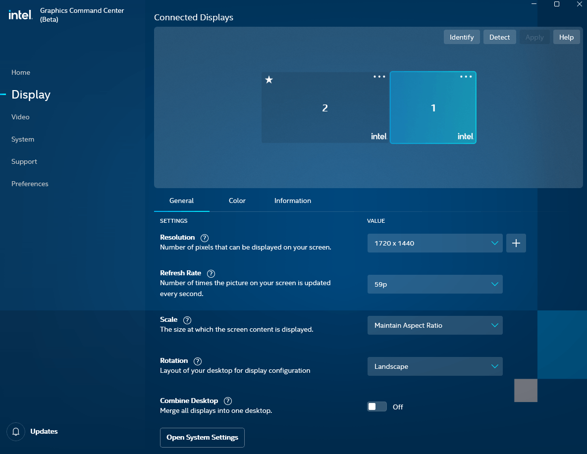 Can I force active signal resolution to match selected desktop signal ...