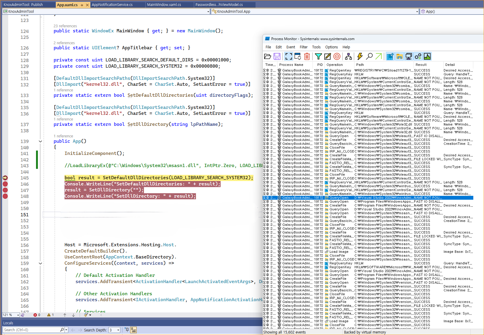 DLL sideloading attack is possible with non-previleged user for .net7 WinUI3 Windows single exe ...