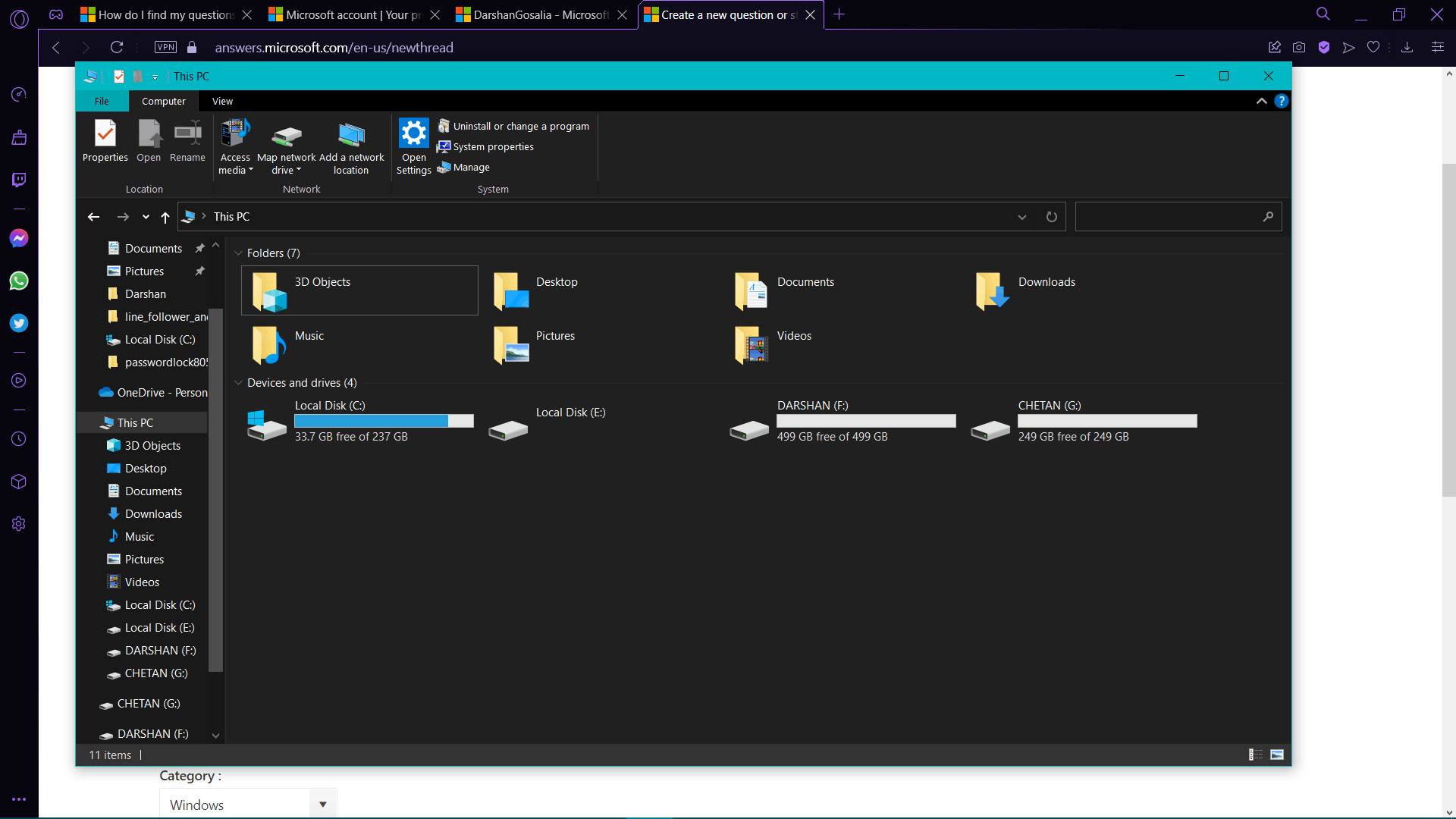 I cant access my external hard disk C drive - Microsoft Q&A