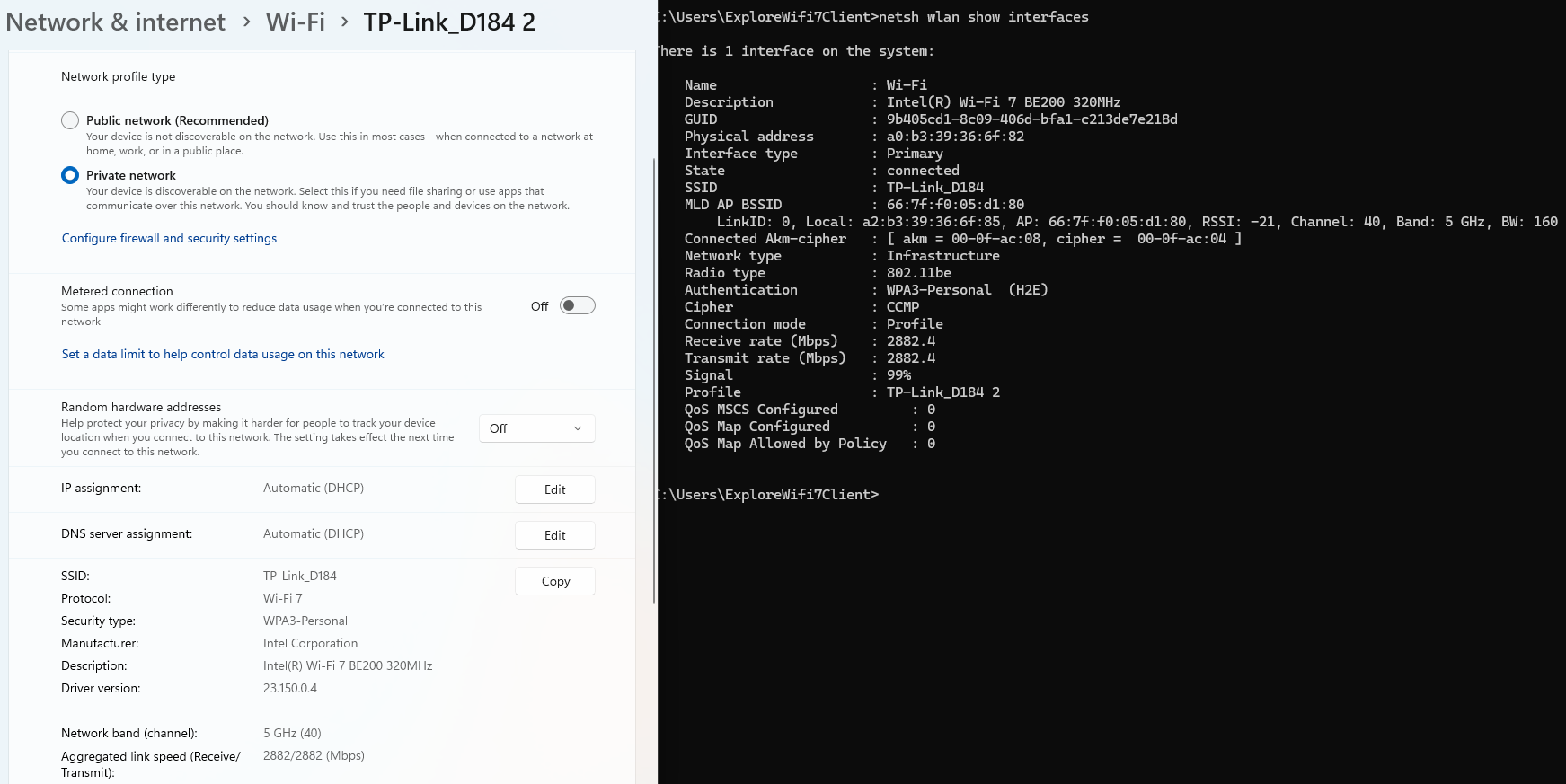 Windows 11 unable to form Wi-Fi 7 Connection using WPA2-AES - Microsoft Q&A