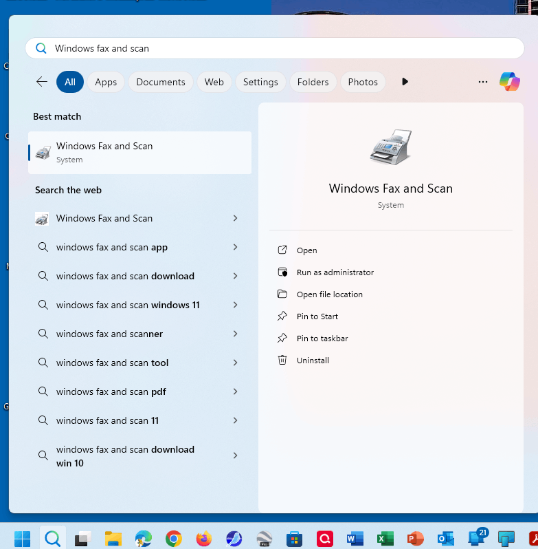 How do you activate Windows Fax and Scan services in Windows 11 Pro ...