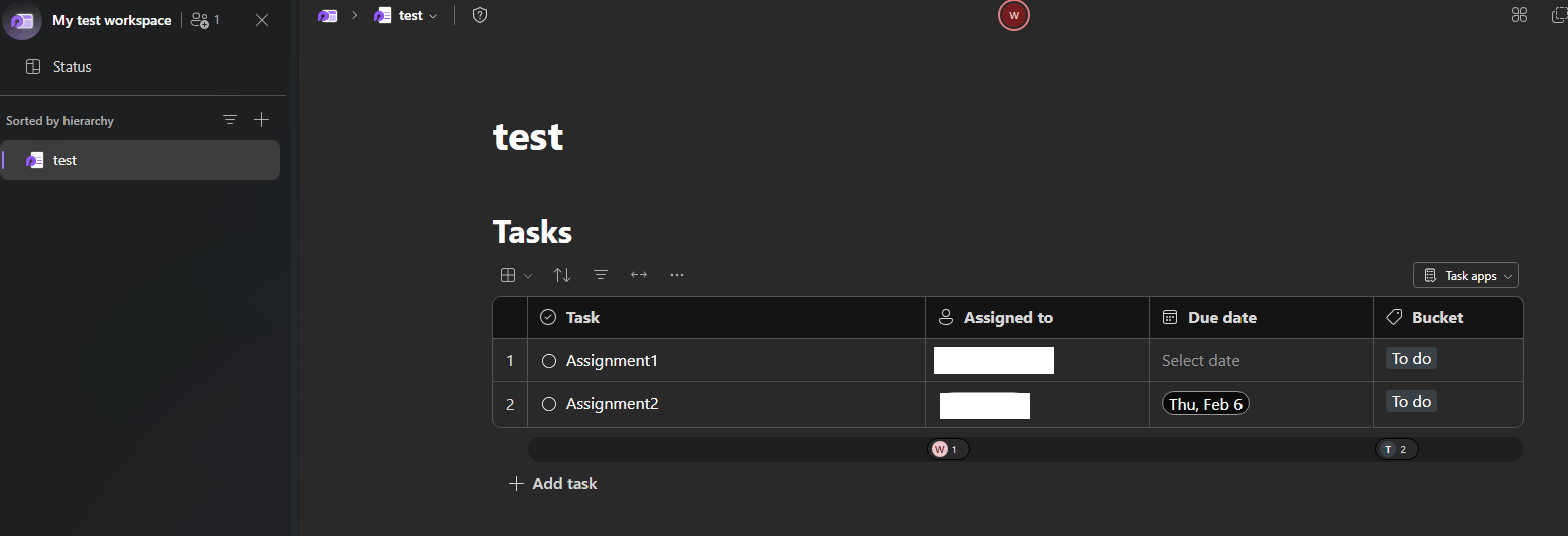 Status page for Workspaces in Loop - Microsoft Q&A